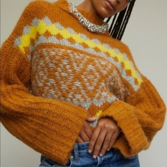 Free People | Sweaters | Nwt Free People Alpine Wool Sweater | Poshmark